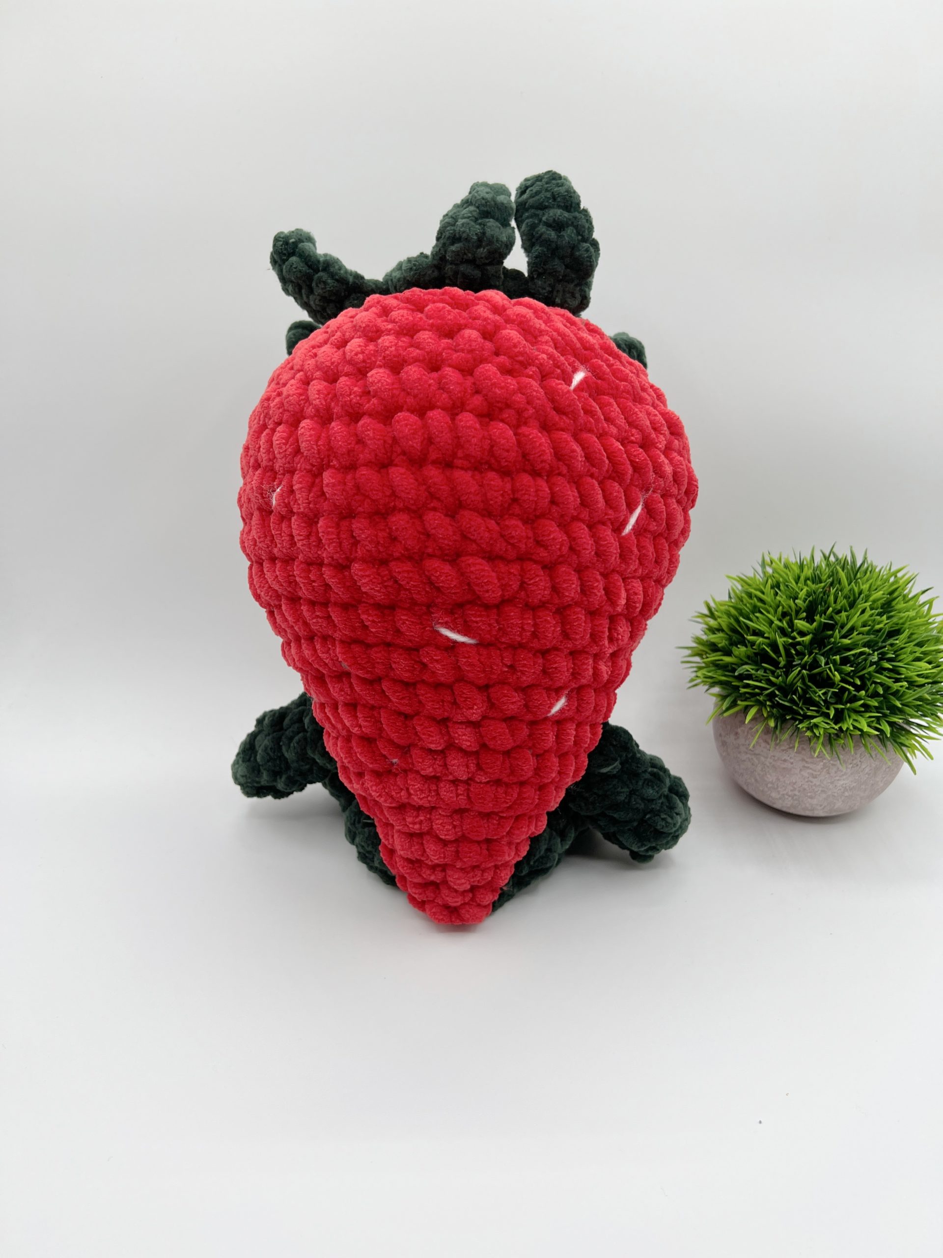 Strawberry Buddy Crochet Pattern | KaCee's Crochet